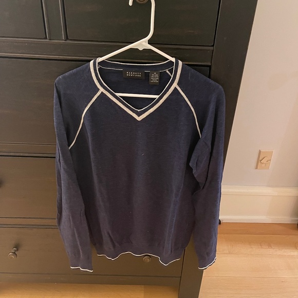 Barneys New York | Sweaters | Barneys New York Navy Blue Linen Sweater ...